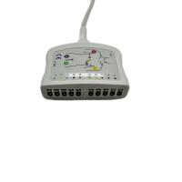 China GE Marquette MAC EKG Trunk Cable 12leads  2104723-001 22341809 AHA IEC 2.4M DB15 Connector for sale