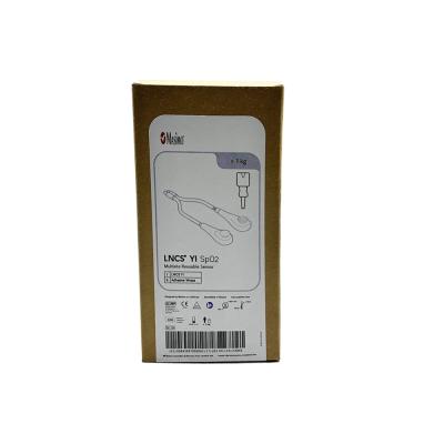China Reusable Short Spo2 Sensor 2258 LNCS YI  9pin TPU Jacket 1m 12 Months Warranty for sale