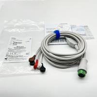China Mindray 12pin Connector 5 Lead ECG Cable TPU Jacket EA6251B 040-000961-00 for sale