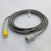 China Medical Temperature Sensor Extension Cables For Comen Round 2pin Yellow for sale