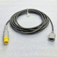 China Medical Temperature Sensor Extension Cables For Comen Round 2pin Yellow for sale