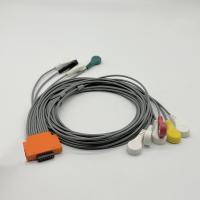 China ECG Holter Cable For Cardioline Walk400h 5 7or10 Lead Snap Connector 16pin for sale