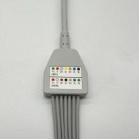 China 7 Lead Holter Cable For GE SEER 1000 Snap Connector 2104813-001 1.1m for sale