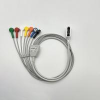 China 7 Lead Holter Cable For GE SEER 1000 Snap Connector 2104813-001 1.1m for sale