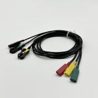 China IVY 3 LEAD RT Lead Wires 590484 For Model 3000 3150 2-pin Connector Black for sale