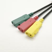 China IVY 3 LEAD RT Lead Wires 590484 For Model 3000 3150 2-pin Connector Black for sale