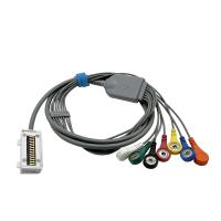 China Meditech Cardiup ECG Holter Cable For CardiUP!3 CardiUP!12 7-channel snap connector TPU Jacket for sale