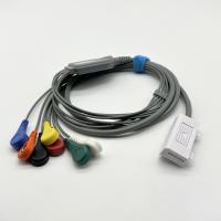 China Meditech Cardiup ECG Holter Cable For CardiUP!3 CardiUP!12 7-channel snap connector TPU Jacket for sale