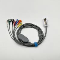 China Meditech Cardiup ECG Holter Cable For CardiUP!3 CardiUP!12 7-channel snap connector TPU Jacket for sale