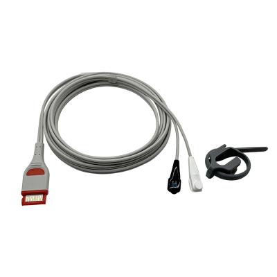 China Compatible Masi Multi-Site Spo2 Cable For  RAD-97 4253 Masi Red 20-pin Connector for sale