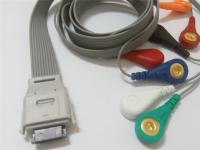 China Biomedical Instruments Bi9800/9000 7 Lead BI Ecg Holter cable TPU Jacket for sale