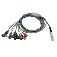 China Compatible Landcom 10-lead Recorder  ECG Holter Cable snap,10pin connector for sale