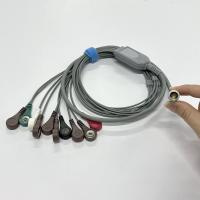 China Compatible Landcom 10-lead Recorder  ECG Holter Cable snap,10pin connector for sale