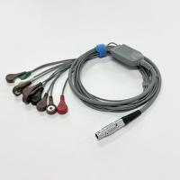 China Compatible Landcom 10-lead Recorder  ECG Holter Cable snap,10pin connector for sale