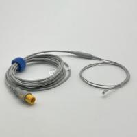 China Mindray Pediatric Neonatal Reusable Skin Temperature Probe MR404B 3m/10ft Gray Cable for sale