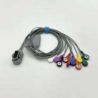 China NORAV 10 Lead ECG Holter Cable With Snap Ends 20pin Connector for sale