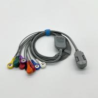 China NORAV 10 Lead ECG Holter Cable With Snap Ends 20pin Connector for sale