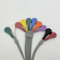 China NORAV 10 Lead ECG Holter Cable With Snap Ends 20pin Connector for sale