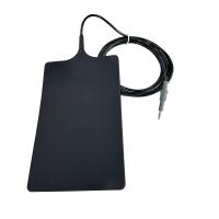 China Reusable Silicone Negative Plate Neutral Electrode Monopole 4.0 Banana Black for sale