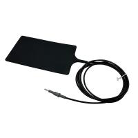 China Reusable Silicone Negative Plate Neutral Electrode Monopole 4.0 Banana Black for sale