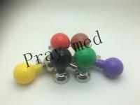 China Chest Reusable ECG Electrodes Nickel Metal Material Adult Din 3.0 /  4mm 6 Color Bulbs for sale