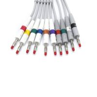 China 10 Leads ECG EKG Leadwires For Pagewriter Trim 4.0 Banana 0.9m 989803129161 for sale