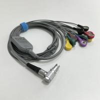 China GE SEER ECG Holter Cable 7 Lead 0.9m Snap Connector 2107228-001 for sale