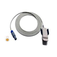 China 40 Degree Spo2 Probe Sensor Adult Finger Clip Contec Edan M8 6 Pin With CE / ISO for sale