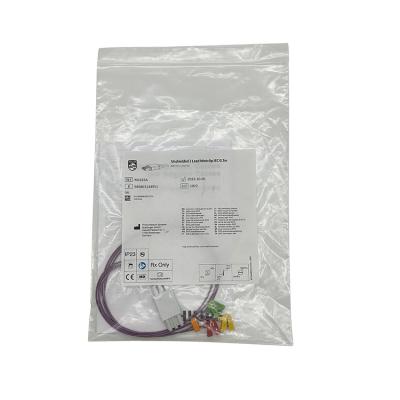 China Neonatal ECG Cable Set Unshielded 3 Lead Miniclip IEC 0.7m M1626A 989803144951 for sale