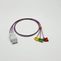 China Neonatal ECG Cable Set Unshielded 3 Lead Miniclip IEC 0.7m M1626A 989803144951 for sale
