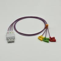 China Neonatal ECG Cable Set Unshielded 3 Lead Miniclip IEC 0.7m M1626A 989803144951 for sale