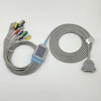 China Micromed one-pieces 25pin EKG Cable 11-Lead Clip IEC for sale