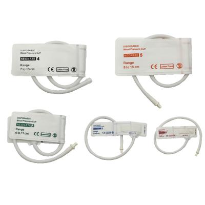 China All Disposable Neonate NIBP Blood Pressure Cuff Non-woven fabrics for sale