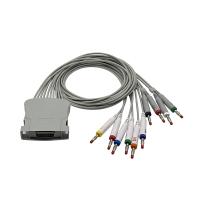 China Midmark compatible ECG Cable 10-Lead Banana leadwires 3-100-0203 for sale