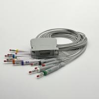 China Midmark compatible ECG Cable 10-Lead Banana leadwires 3-100-0203 for sale