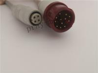 China Mindray T5 Invasive Blood Pressure Cable , HP IBP Cable 4mm Diameter for sale