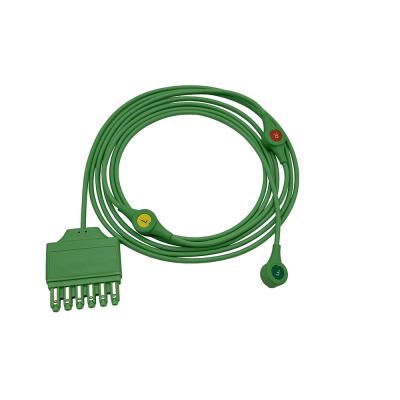 China Reusable Drager 3 Leadwire ECG MonoLead Cable ECG Leadwire Snap MS14555 for sale
