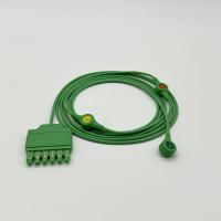 China Reusable Drager 3 Leadwire ECG MonoLead Cable ECG Leadwire Snap MS14555 for sale