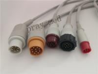 China Mindray PM9000 Invasive Blood Pressure Cable 4mm Diameter With Medix Yoke Side for sale