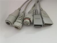 China Mindray PM9000 Invasive Blood Pressure Cable 4mm Diameter With Medix Yoke Side for sale