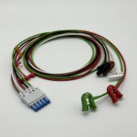 China ECG/EKG 5 Lead Sets Shielded Lead Set Snap AAMI M1968A 989803125841 for sale