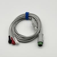 China Mindray 12Pin 3-Lead ECG Cable AHA Snap EA6231B 040-000965-00 for sale