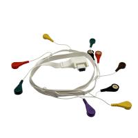 China 10 Lead Patient ECG Holter Cable For Mortara T12 10PIN for sale