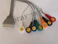 China Edan SE-2003 / SE-2012 7lead / 10lead holter recorder ecg cable and leads for sale