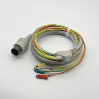 China Original Nihon Kohden One-Piece Ecg Cable 3-lead Ecg lead wires K353A Clip for sale