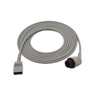 China 12 Pin Invasive Blood Pressure Cable TPU Cable Material 4.0mm Diameter for sale
