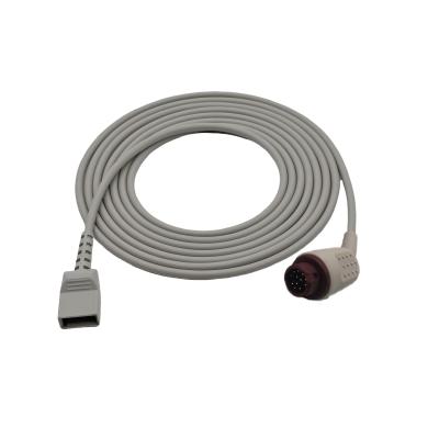 China 12 Pin Invasive Blood Pressure Cable TPU Cable Material 4.0mm Diameter for sale