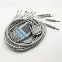 China Goldway / Nihon Kohden Ecg Cable , 5.0mm Dia Mindray Ecg Cable Db 15 Pin for sale