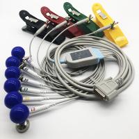 China Goldway / Nihon Kohden Ecg Cable , 5.0mm Dia Mindray Ecg Cable Db 15 Pin for sale