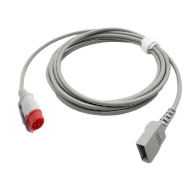 China Biolight A8 4 Pin Invasive Blood Pressure Cable IBP Extension 2.7m Length for sale